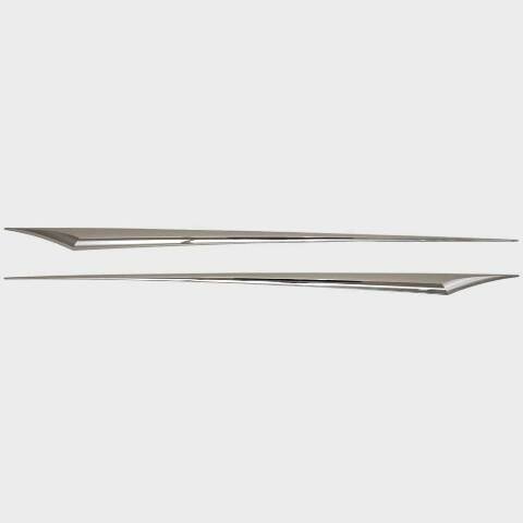 Cruisers Boat Raised Hull Spear Decals | Silver Stickers (2 PC ...