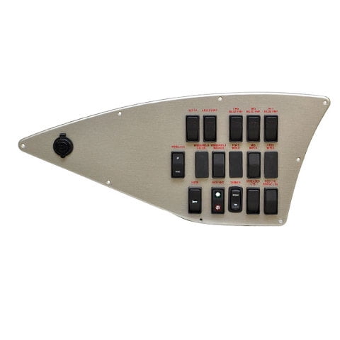 Cruisers Yachts 477 Plastic Boat Switch Panel | Titanium 22x9 1/2 IN ...