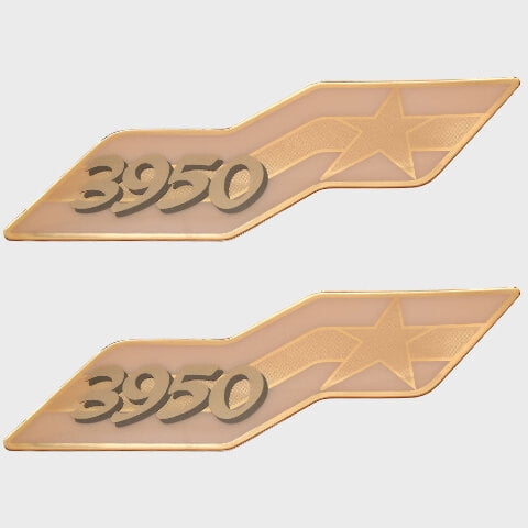 Cruisers Yachts Boat Raised Emblem Decals | 3950 Gold Stickers (Pair ...