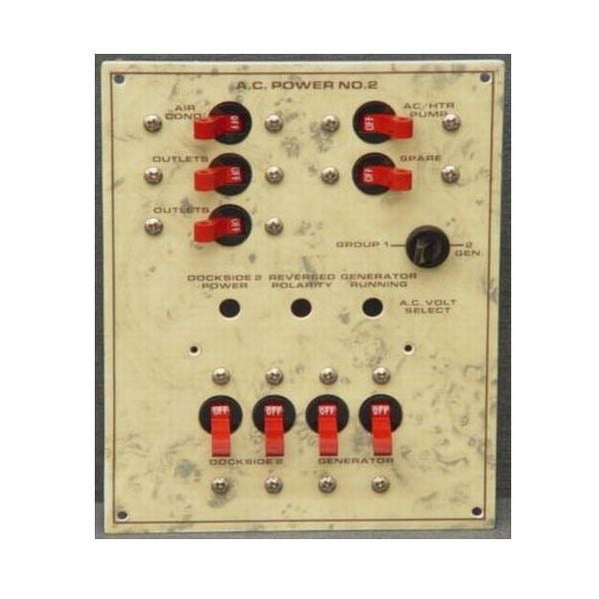 Cruisers Yachts Boat Generator Breaker Panel w/ Carling Switches ...