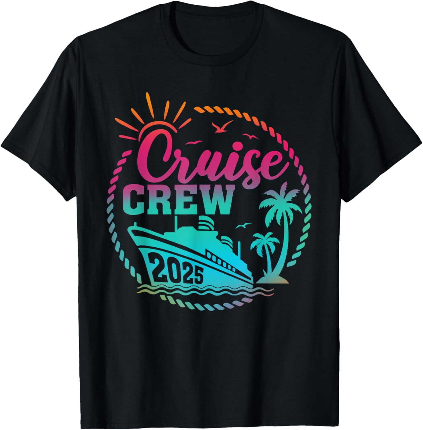 Cruisin Crew 2025 Cruise Family Friends Vacation Matching T-Shirt men ...