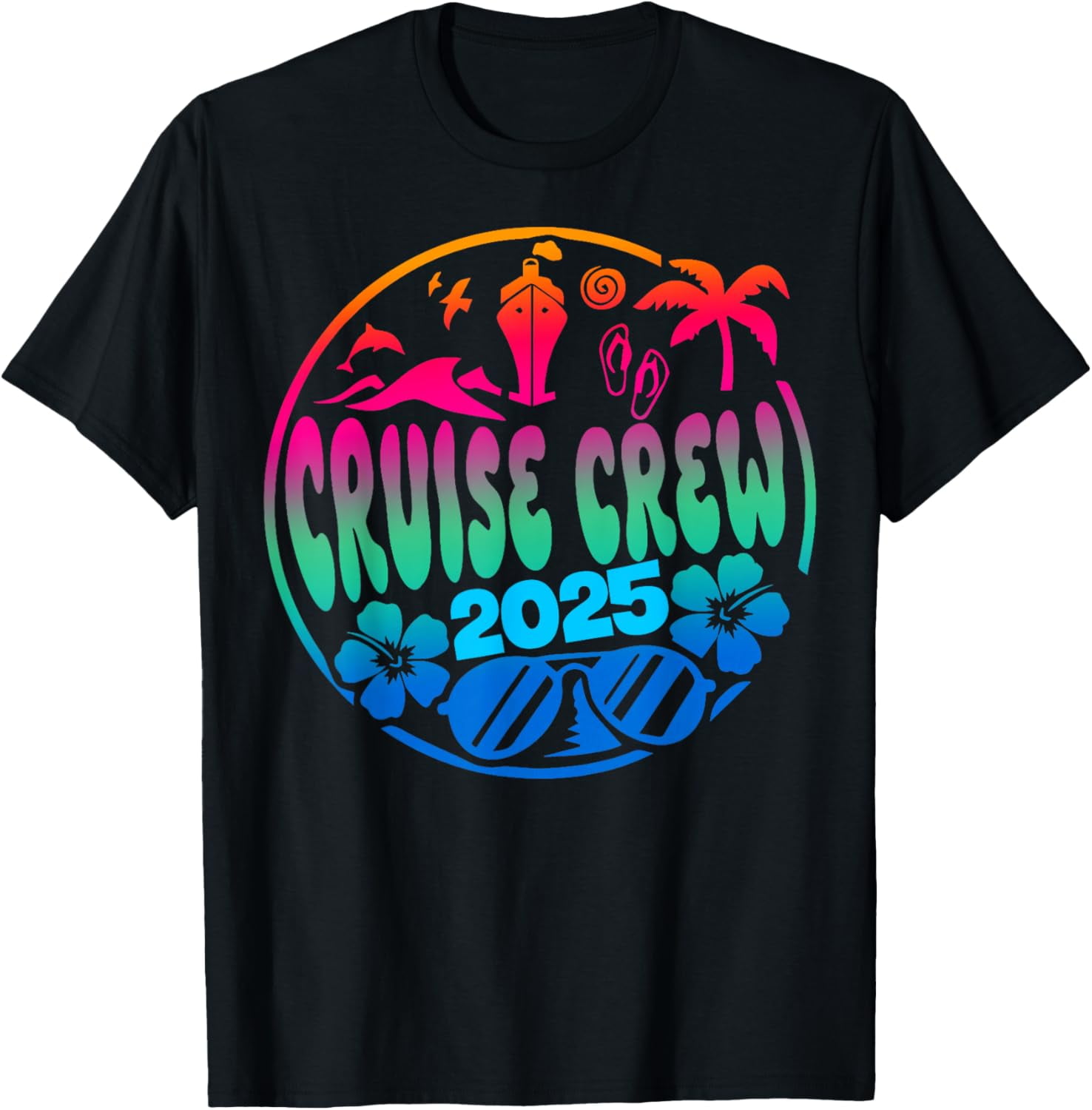 Cruisin Crew 2025 Cruise Family Friends Vacation Matching T-ShirtMen ...