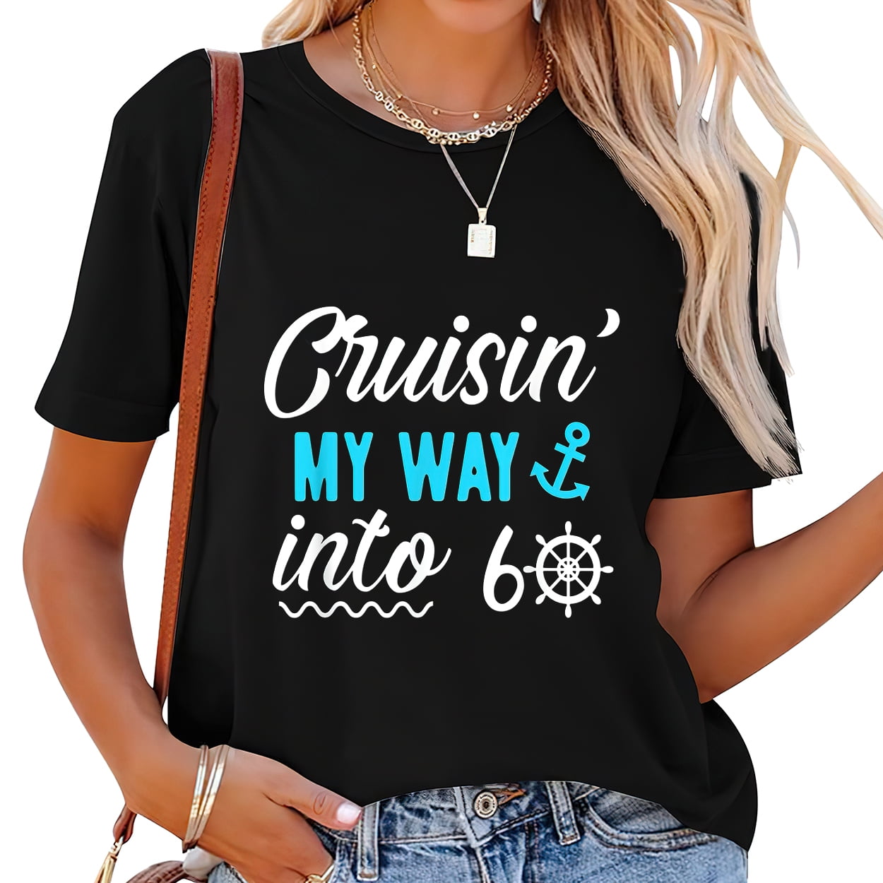 Cruisin' My Way Into 60 Years Cruise Shirt T-Shirt - Walmart.com