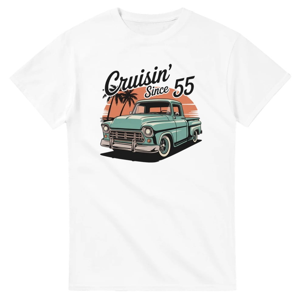 Cruisin' Since 55 T-Shirt 55 Chevy Pickup - Walmart.com