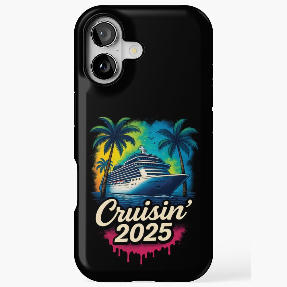 Cruising 2025 Tropical Caribbean Summer Vacation iPhone Case 17 16 15 ...
