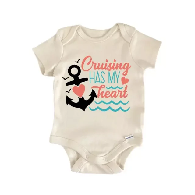 Cruising Has My Heart Cruise Boat Baby Boy Girl Clothes Bodysuit Cute ...