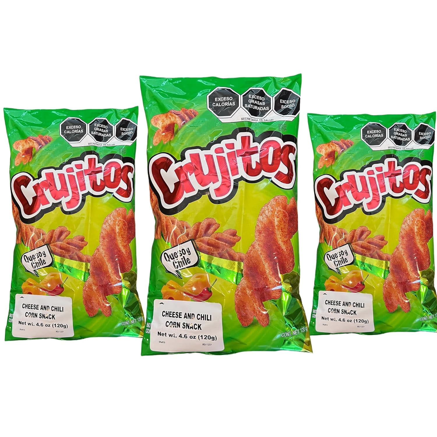 Crujitos Queso Y Chile (Pack of 3) - Walmart.com