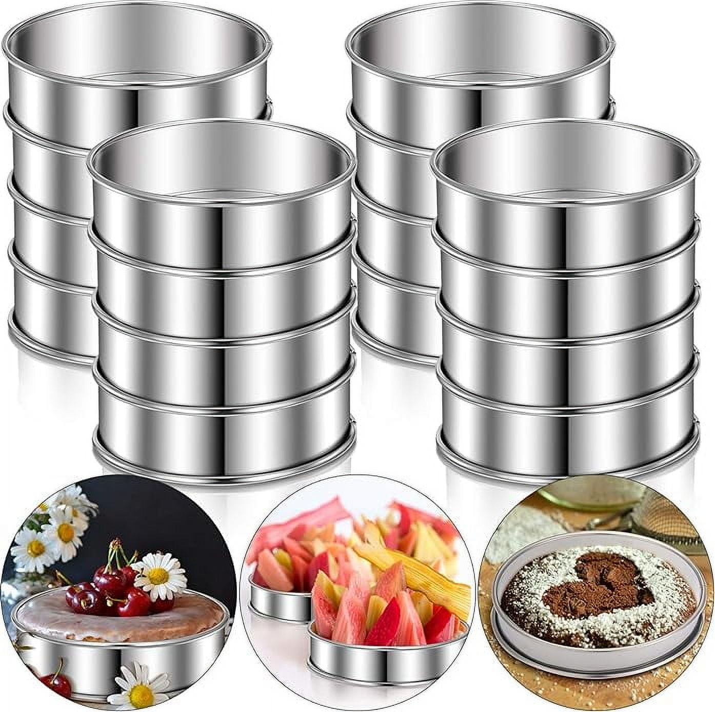 Crumpet Rings English Muffin Rings Double Rolled Tart Rings Stainless ...