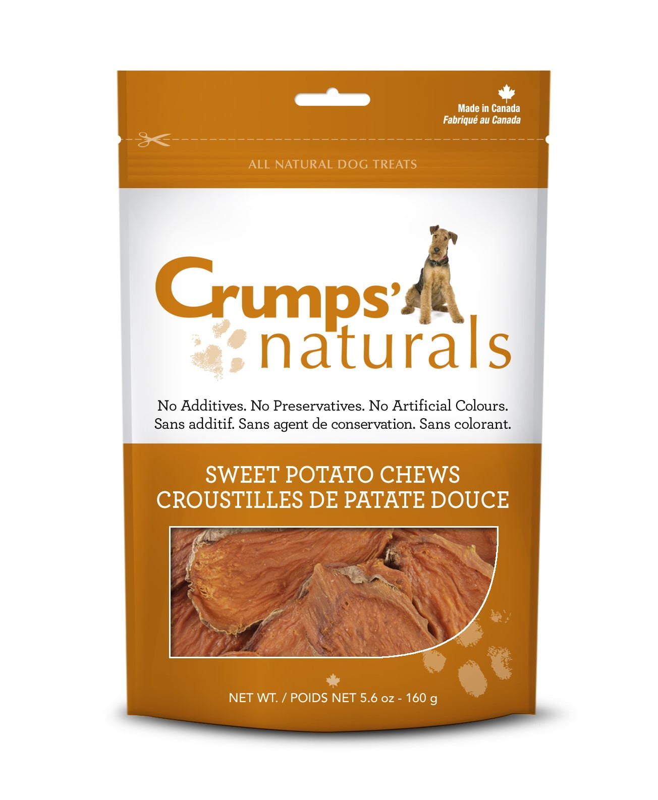 Crumps' Naturals Chews Sweet Potato Dry Dog Treats, 11.6 Oz - Walmart.com