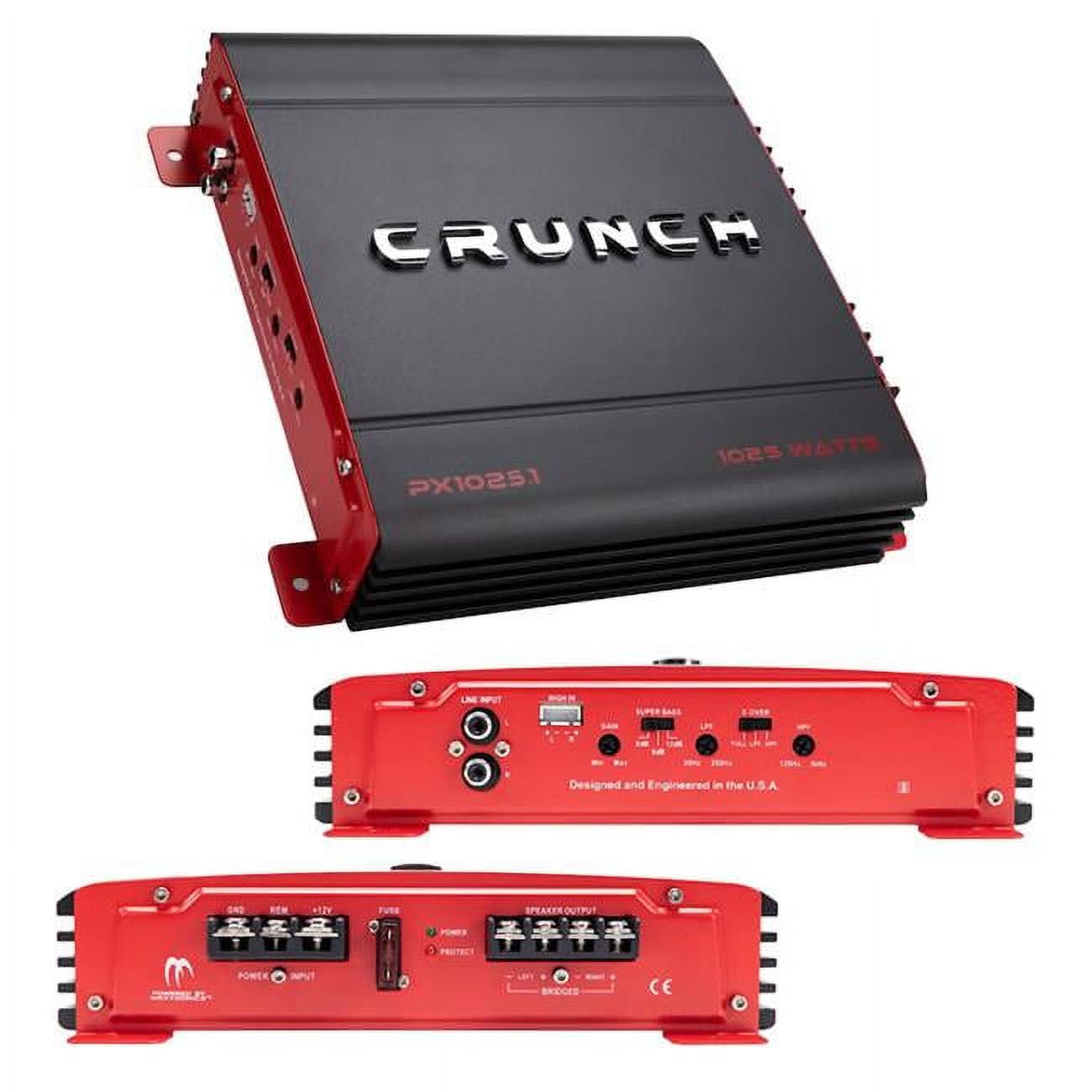 Crunch 1000W Power X Mono Subwoofer Car Audio Amplifier - Walmart.com
