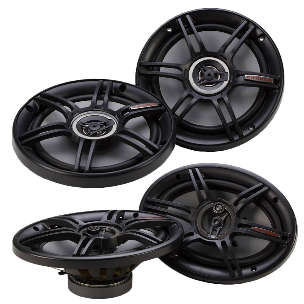 Crunch 300 Watts 6.5-Inch Coax Shallow + 400 Watts 6 x 9 Inches CS ...