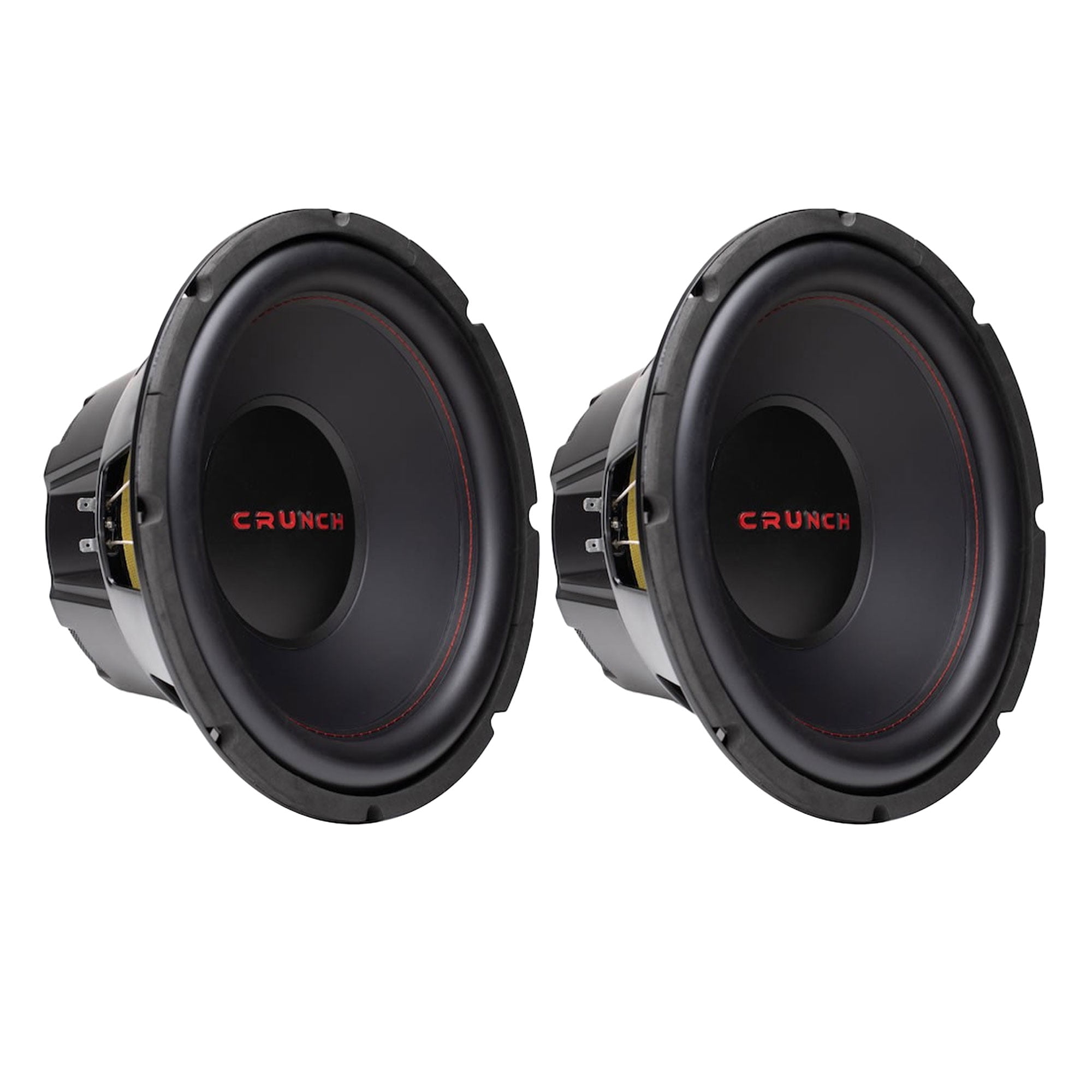 Crunch 4 Ohm 12-Inch Car Subwoofer Speakers, 800 Watts, 2 Pack ...