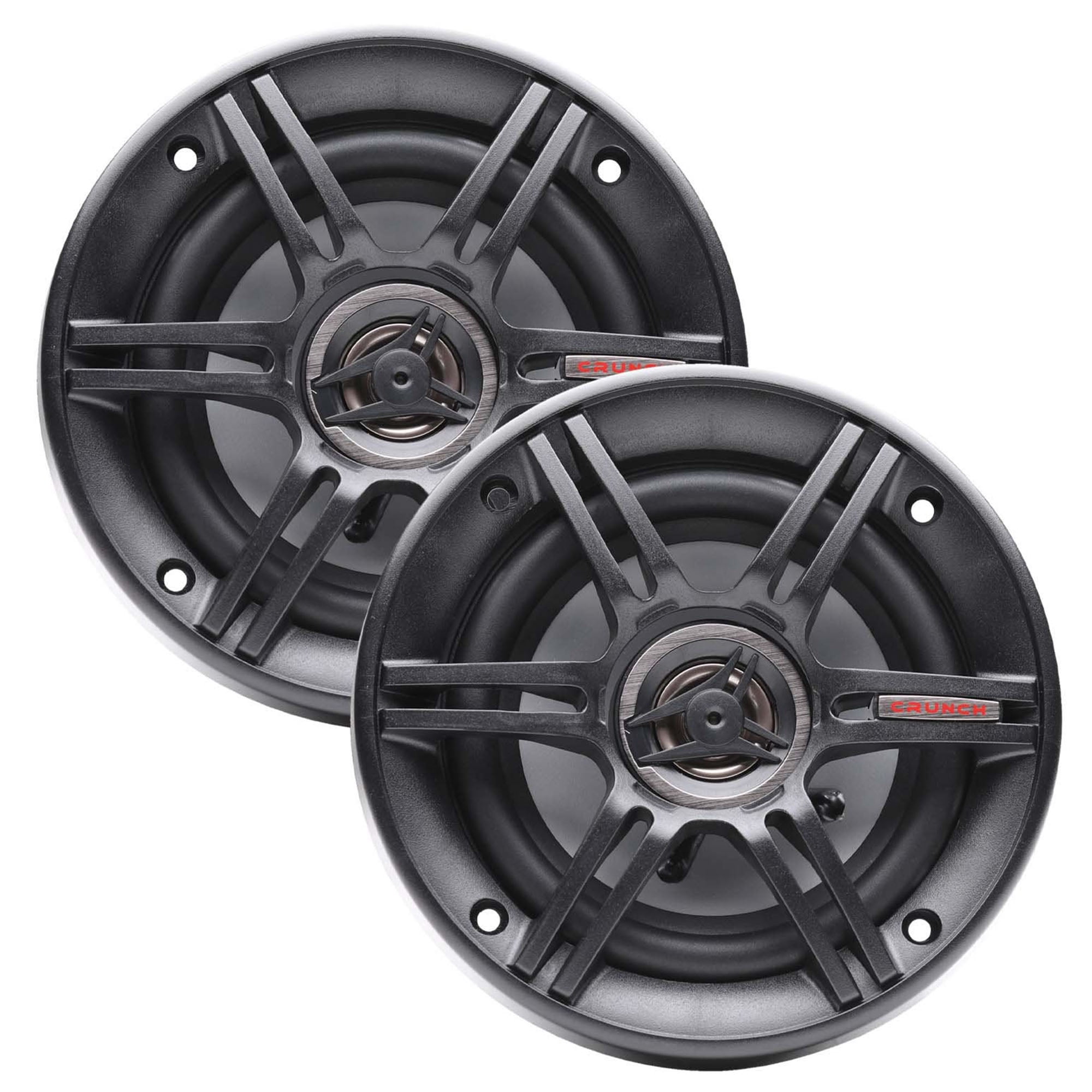 Crunch CS653 Full Range 3-Way Car Speaker, 6.5" - Walmart.com