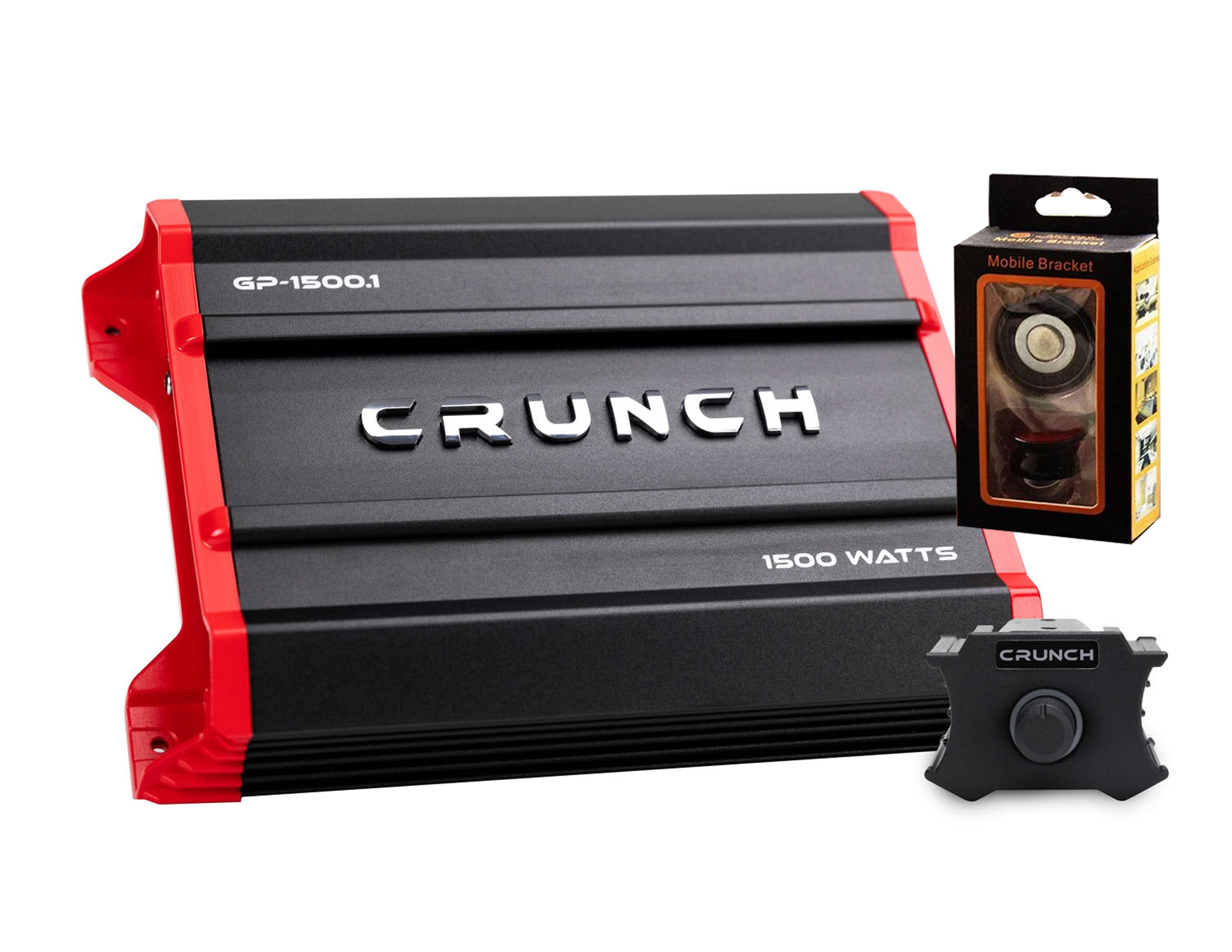 Crunch Ground Pounder GP-1500.1 1500W Max Monoblock Subwoofer Class AB ...