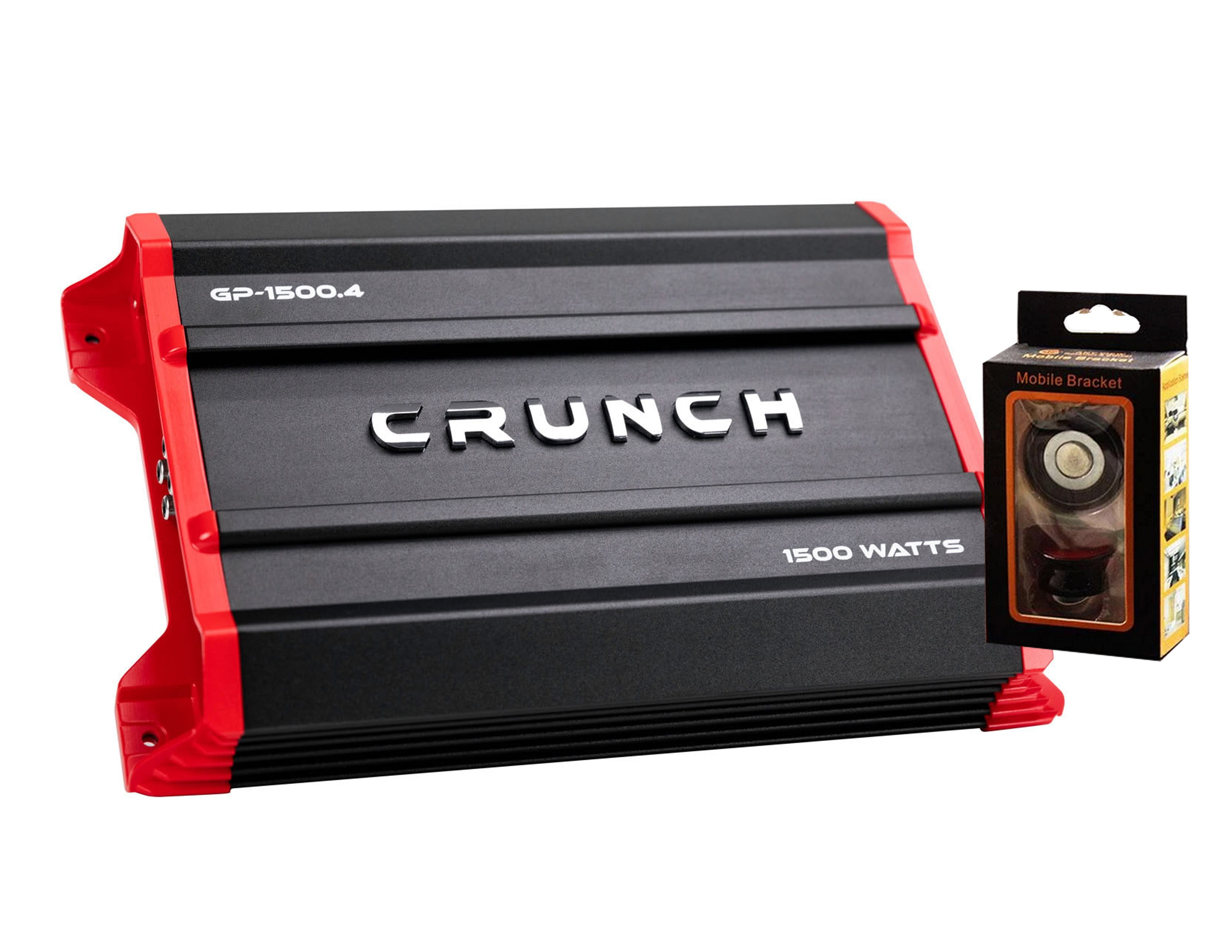 Crunch Ground Pounder GP-1500.4 1500W Max 4 Channel Class AB 1500 Watts ...