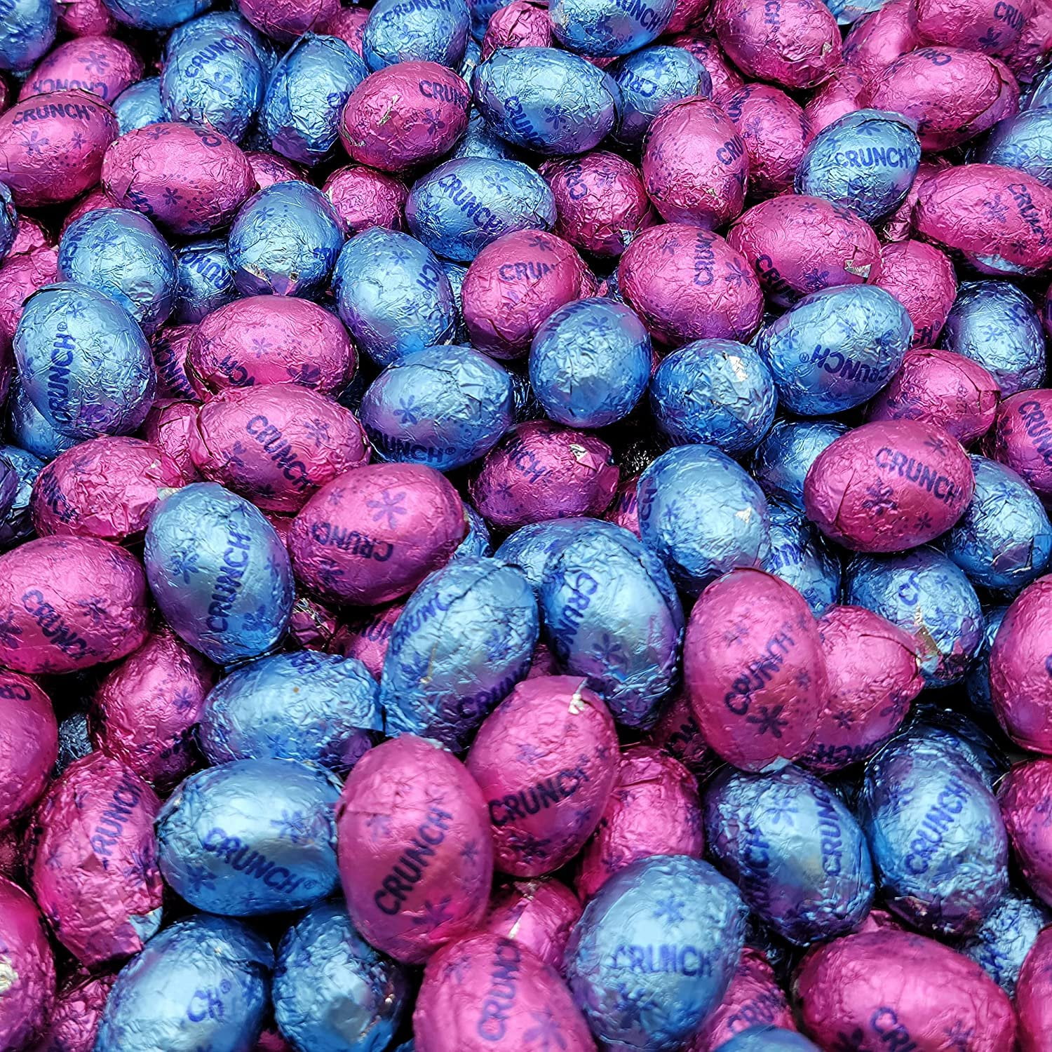 Crunch NestEggs Easter Candy Creamy Milk Chocolate Eggs with Crisped Rice Individually Wrapped ...