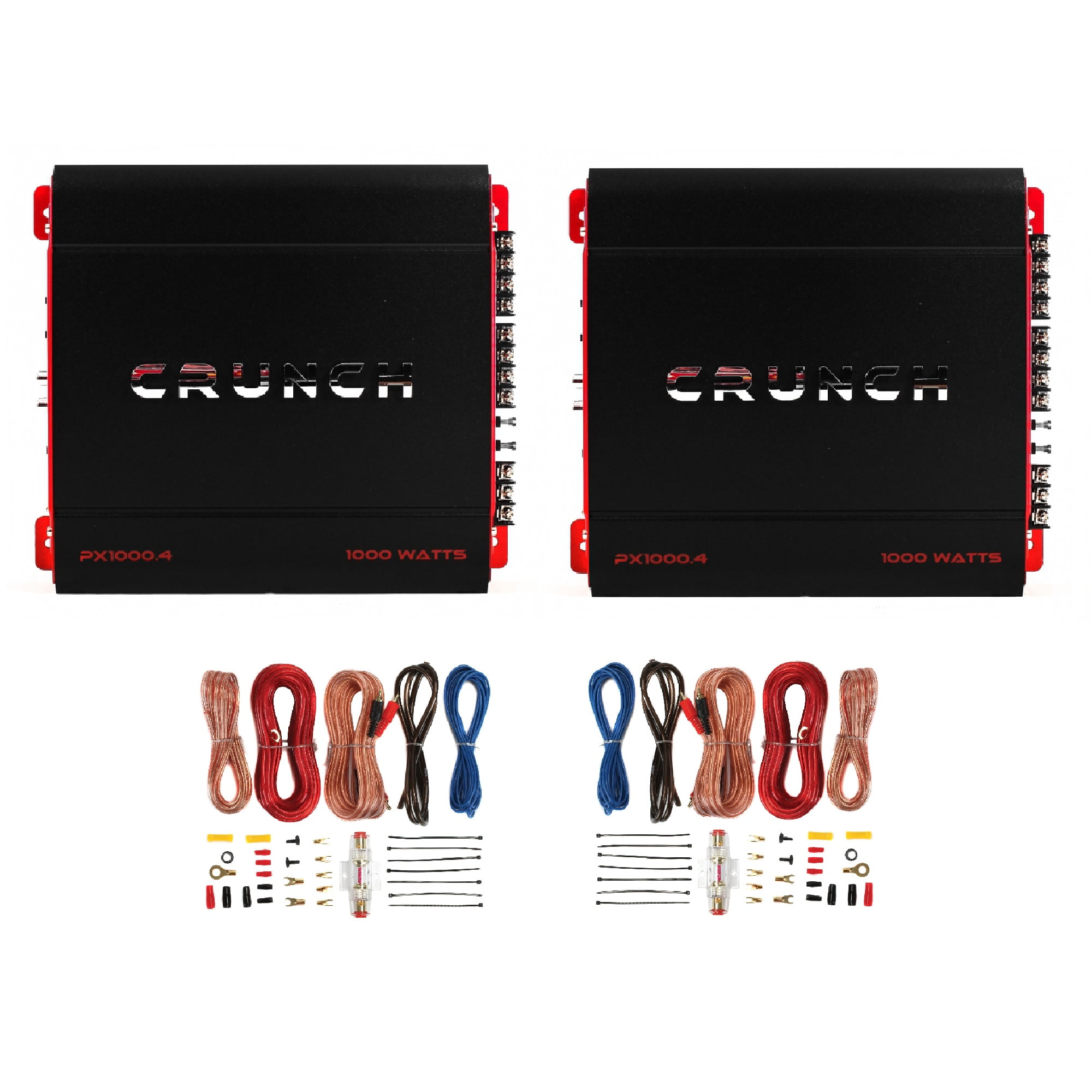 Crunch POWERX 1000 Watt 4 Channel Vehicle Audio Amplifier, Class A/B ...