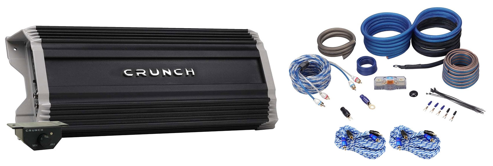 Crunch PZ2-2030.5D 5 Channel 2000w Class D Car Amplifier+Bass Remote+ ...