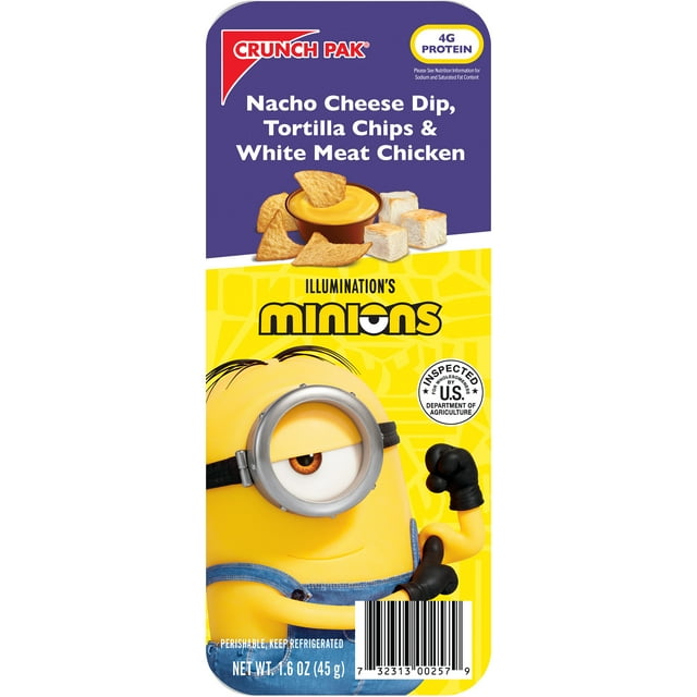 Crunch Pak Featuring Minions with Grilled Chicken, Nacho Cheese, and ...
