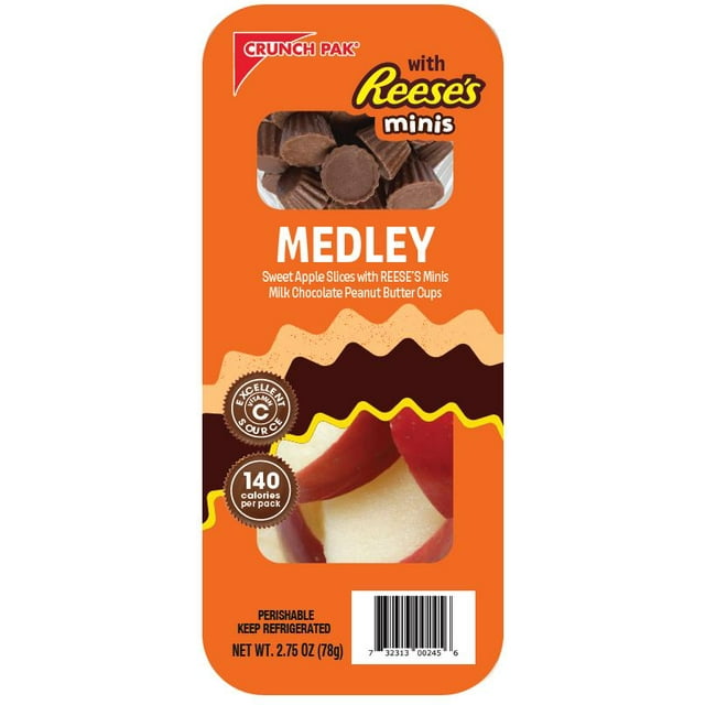 Crunch Pak Snack Medley with Fresh Sweet Apples and Reese's Mini Peanut ...