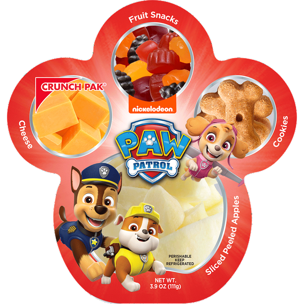 Crunch Pak Snack Paw Patrol with Sweet Sliced Apples, Fruit Snacks ...