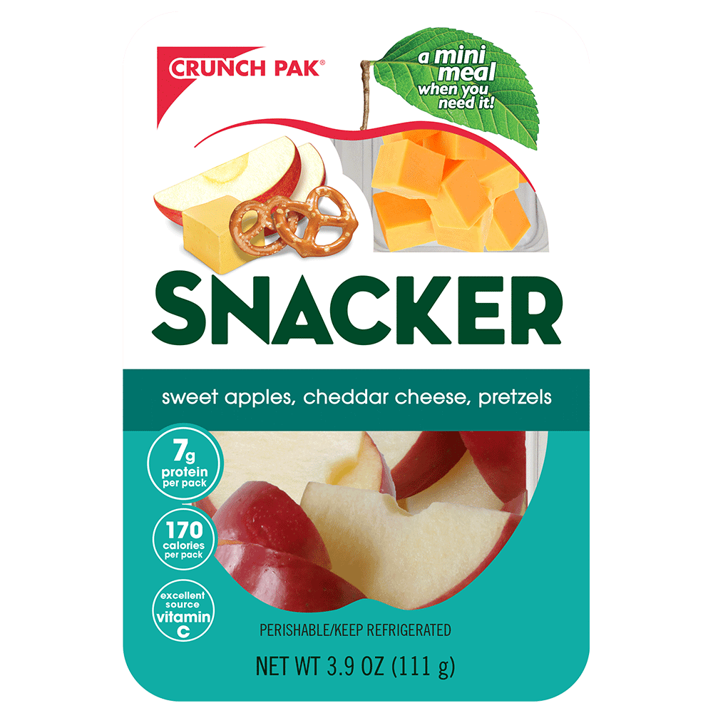 Crunch Pak SpongeBob Snacker with Fresh Sliced Apples, Cheese and ...