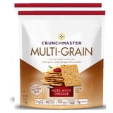 Crunchmaster Multi-Grain Crackers, Aged White Cheddar, 4 Ounce (Pack of ...
