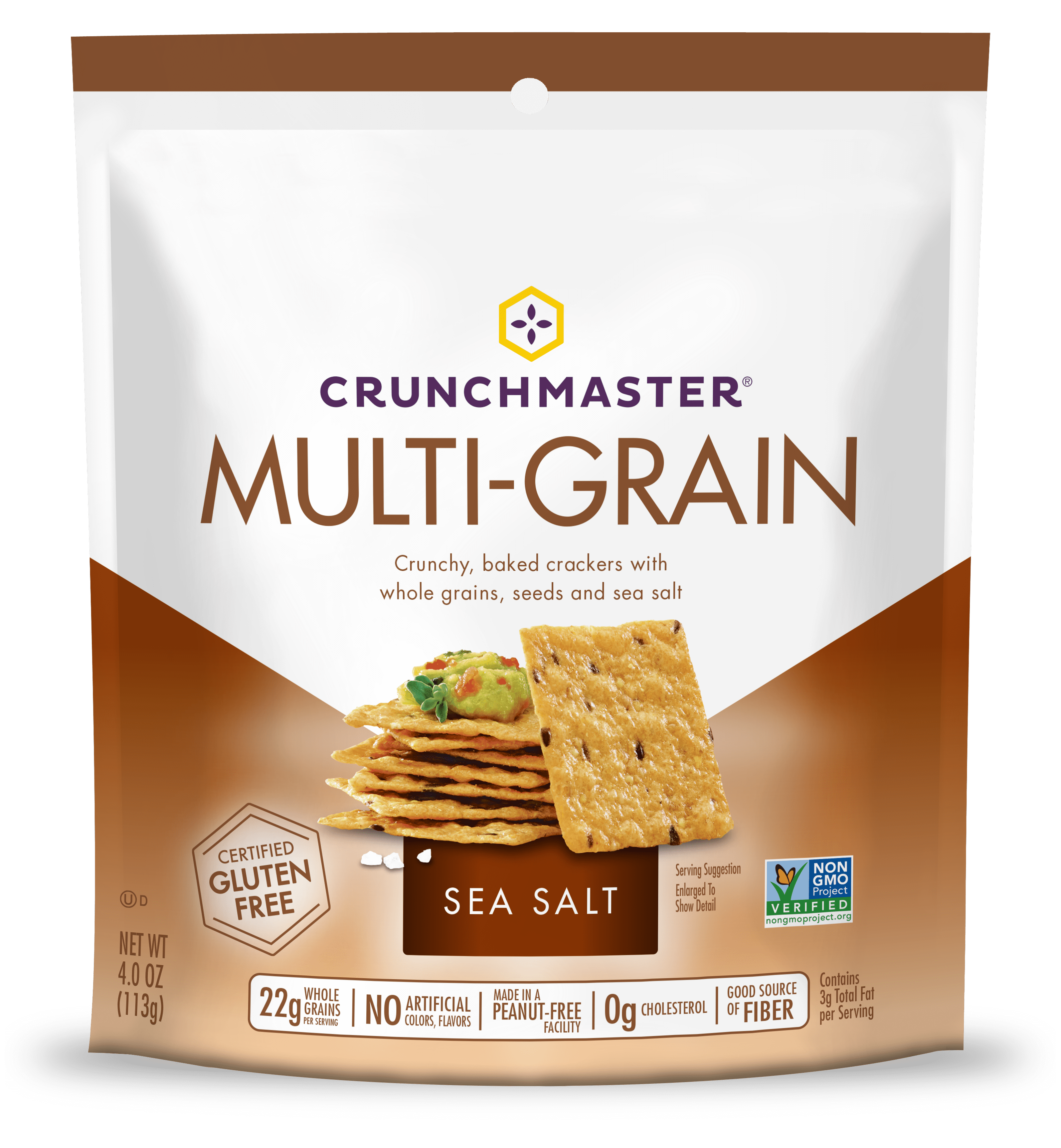 Crunchmaster Gluten-Free Multi-Grain Crackers with Whole Seeds - Sea ...