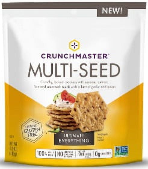 Crunchmaster Multi-Seed Crackers, Ultimate Everything, 4 Ounce, 12 Pack ...