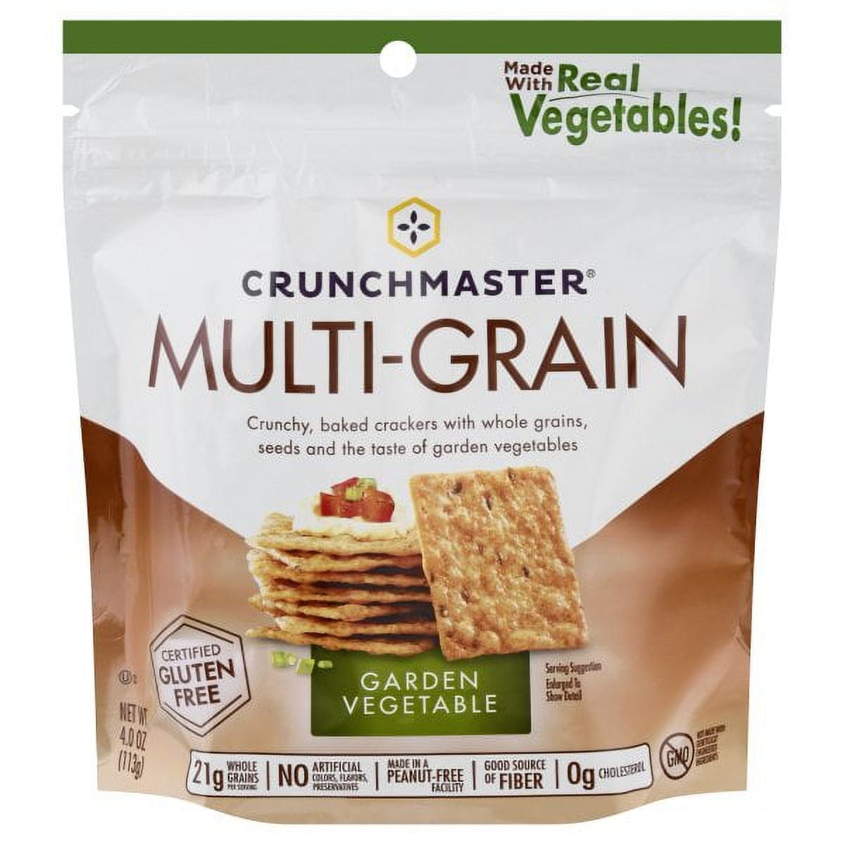 Crunchmaster: Cracker Mltgrn Rstd Vgtbl, 4 Oz - Walmart.com