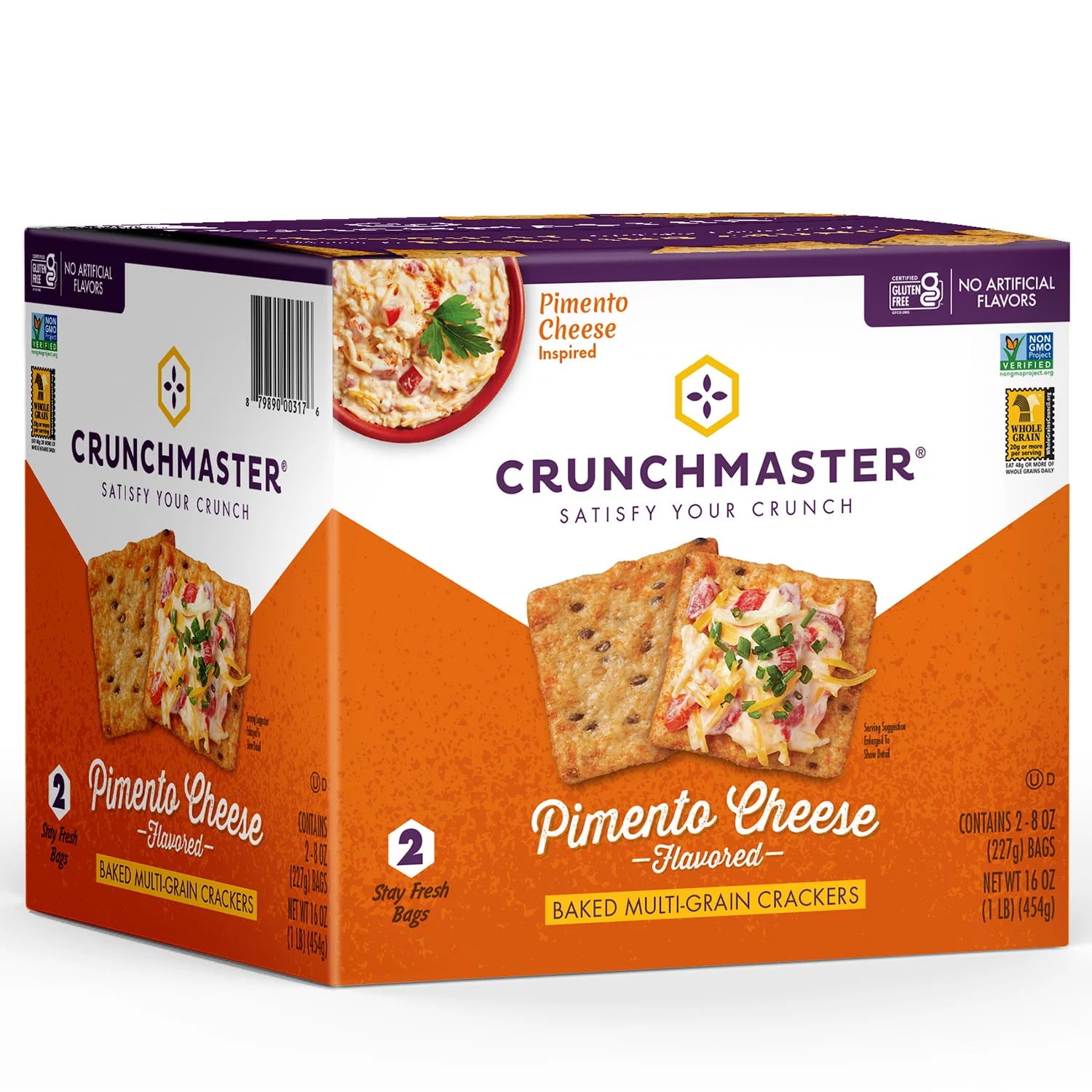 Crunchmaster Pimento Cheese Cracker, 16 Ounce - Walmart.com