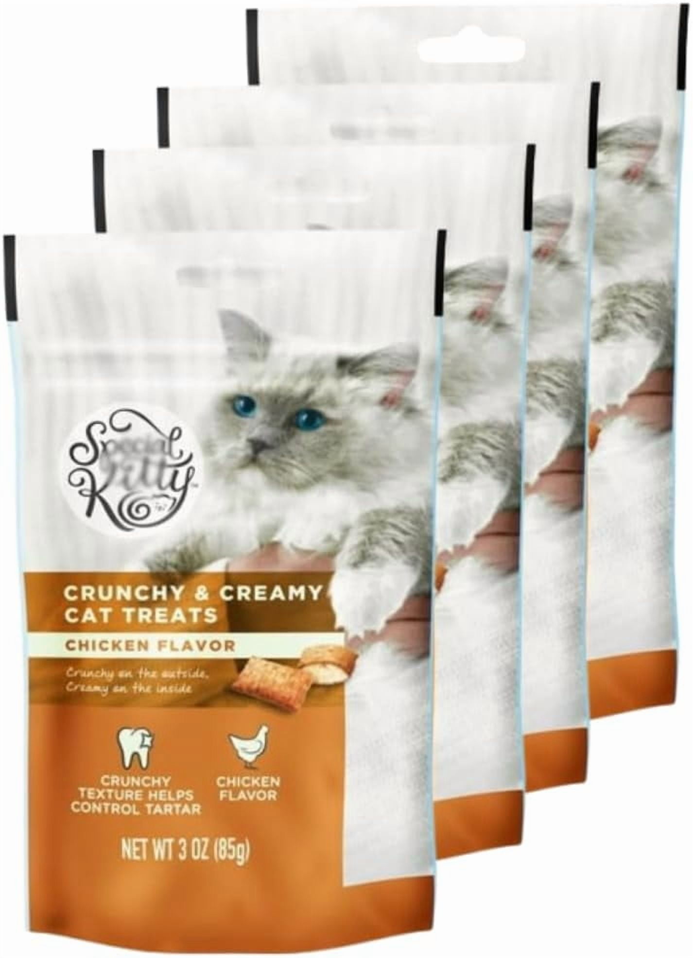 Crunchy & Creamy Cat Treat - These Cat Treats Contain Perfect ...