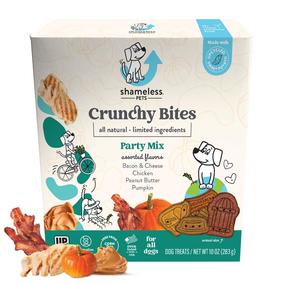 Crunchy Dog Treats - Party Mix Variety, 10Oz - Healthy Dog Biscuits ...