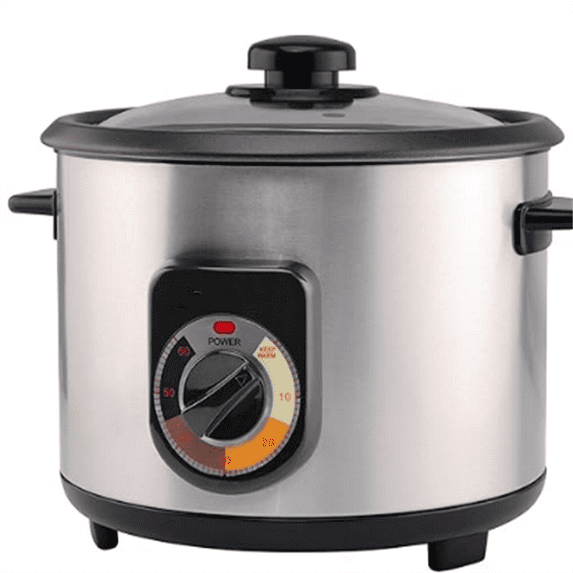 Crunchy Persian Rice Cooker, Stainless Steel (8-Cup Uncooked/16-Cup ...
