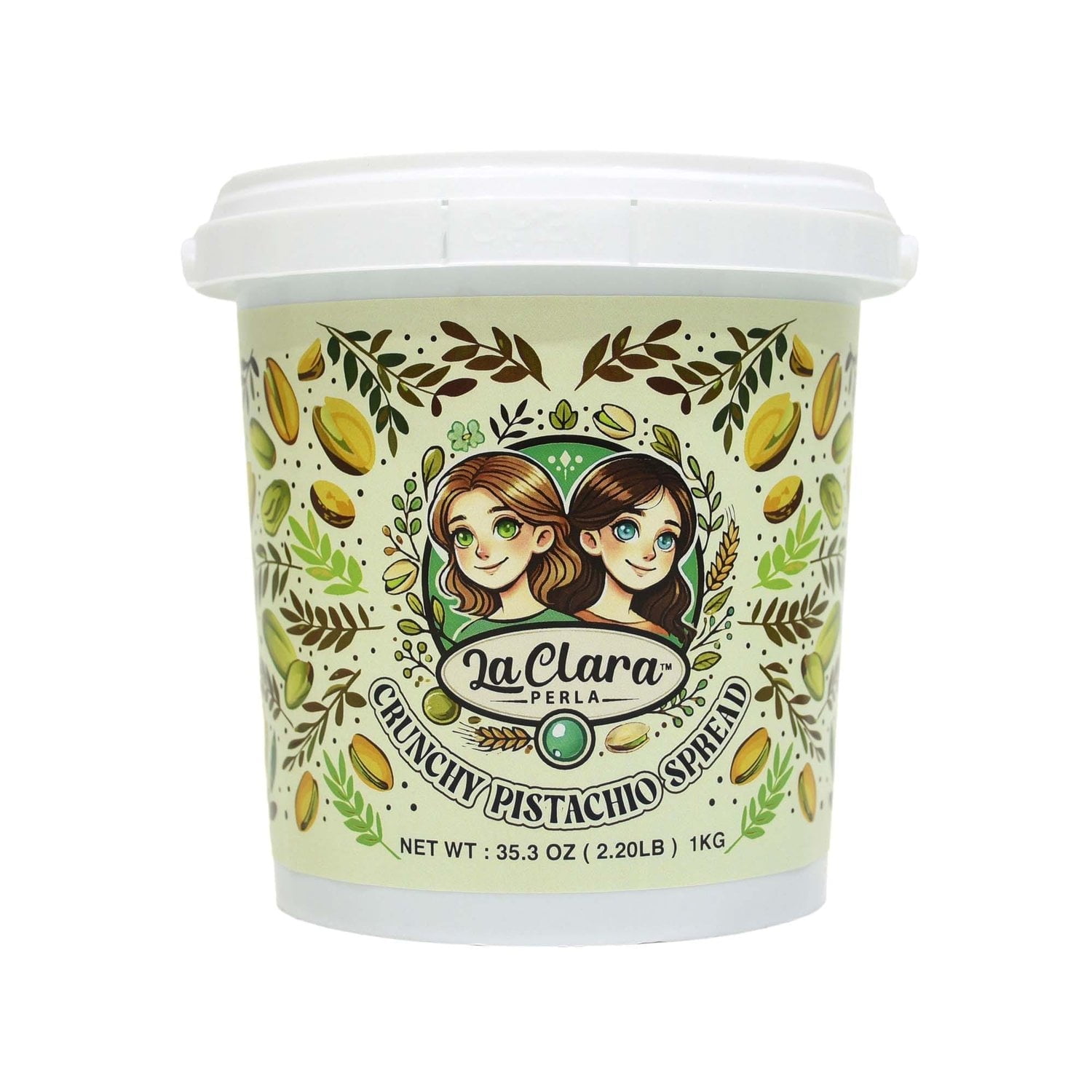 Crunchy Pistachio Spread, Spreadable Pistachio Cream - 2.20lbs (1KG ...