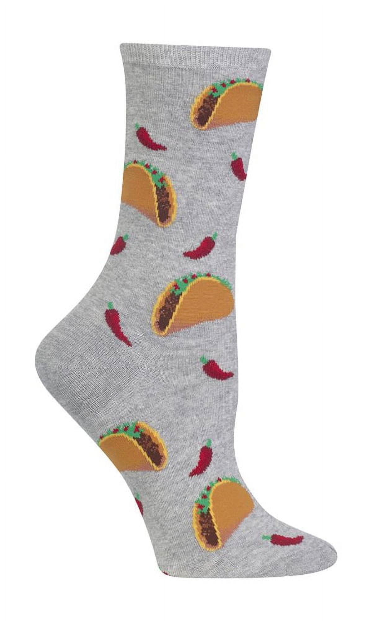 Crunchy Tacos Crew Socks - Walmart.com