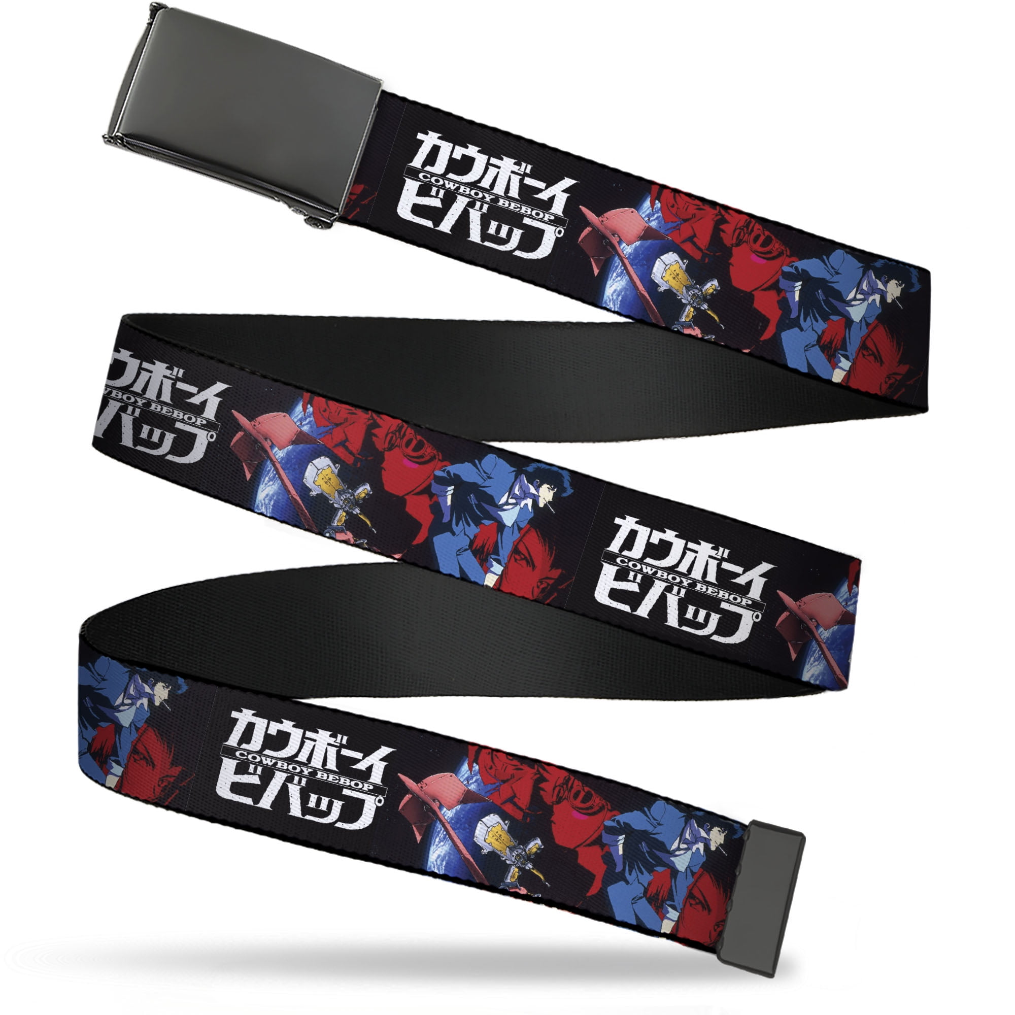 Adjustable Belt, Clamp Buckle, Cut-to-Fit, Cowboy Bebop Spike Pose and ...