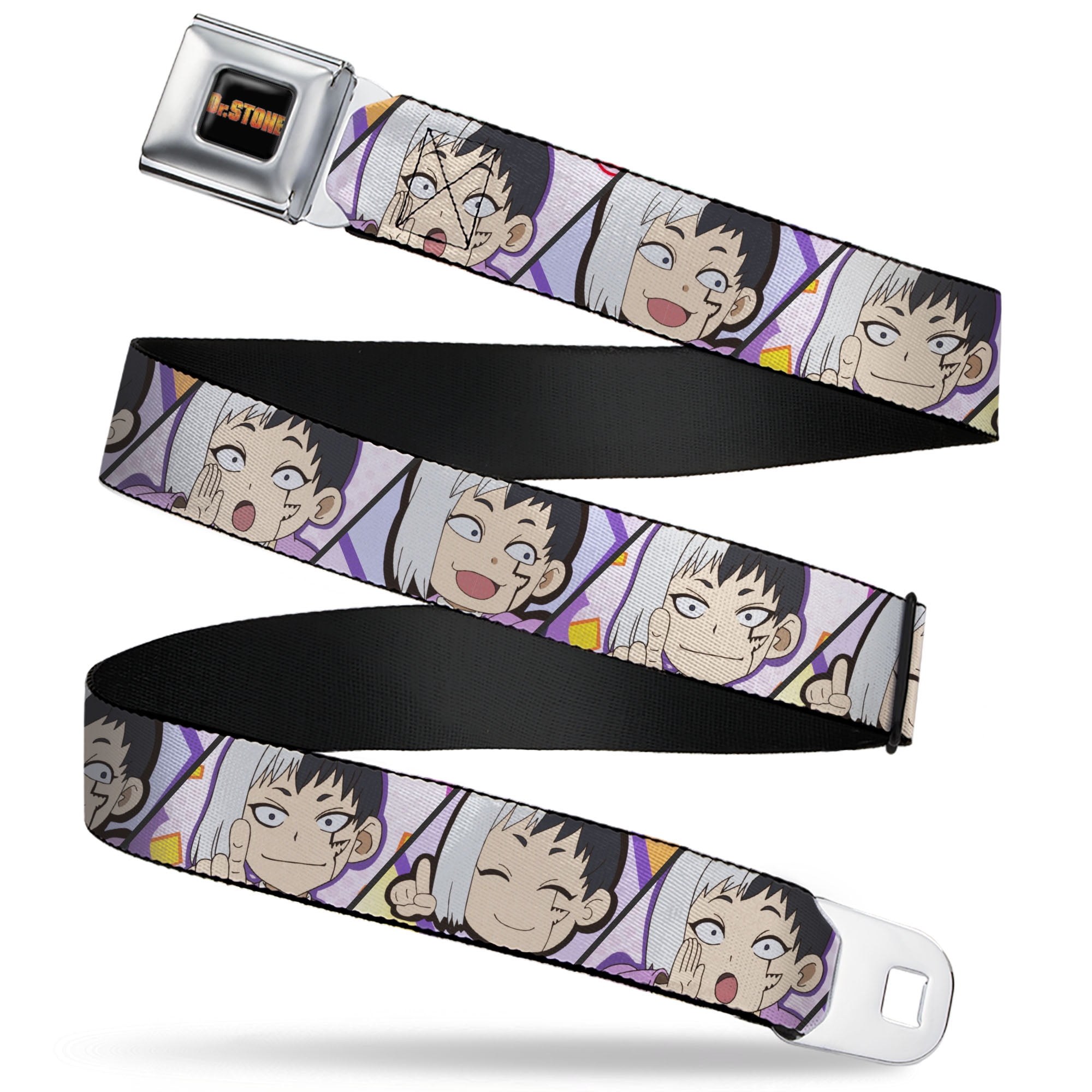Crunchyroll Belt, Seatbelt Buckle Belt, Dr Stone Chibi Gen Asagiri ...