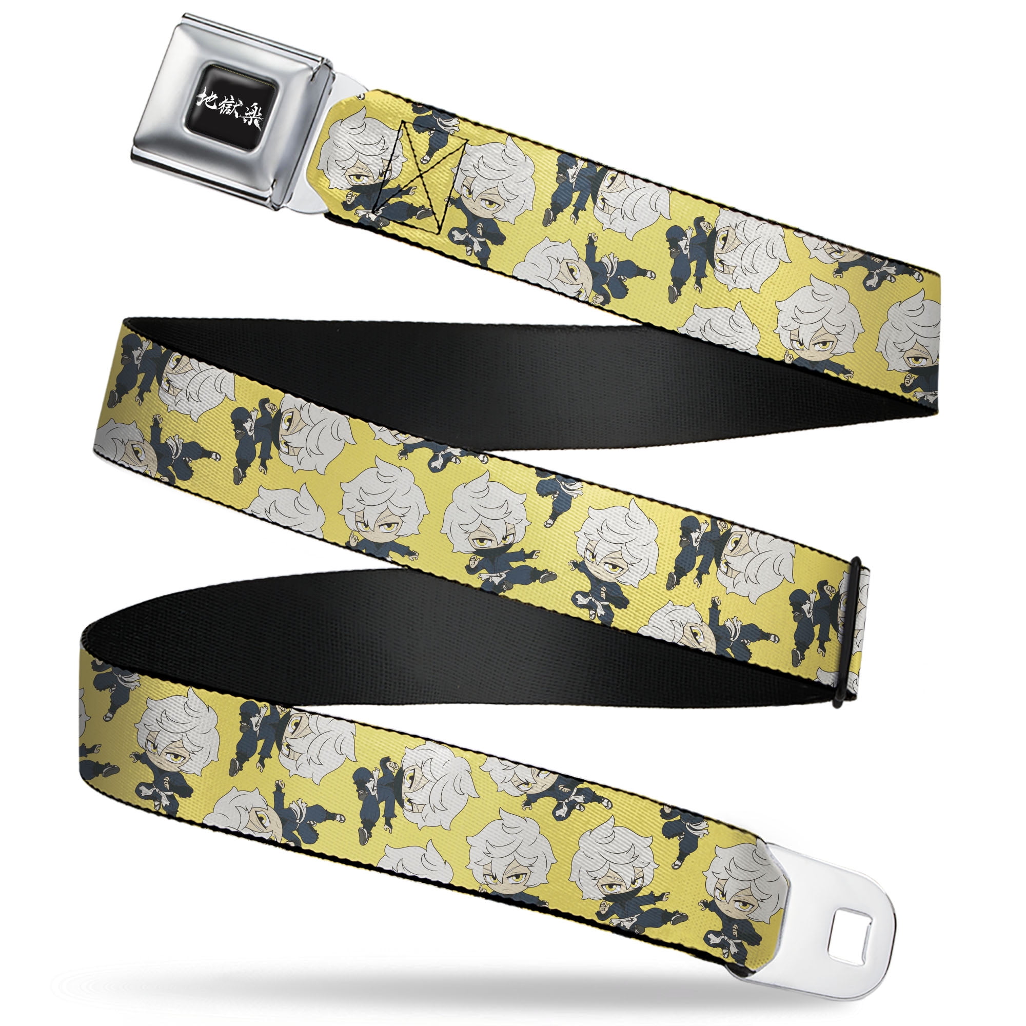 Crunchyroll Belt, Seatbelt Buckle Belt, Hells Paradise Chibi Gabimaru ...