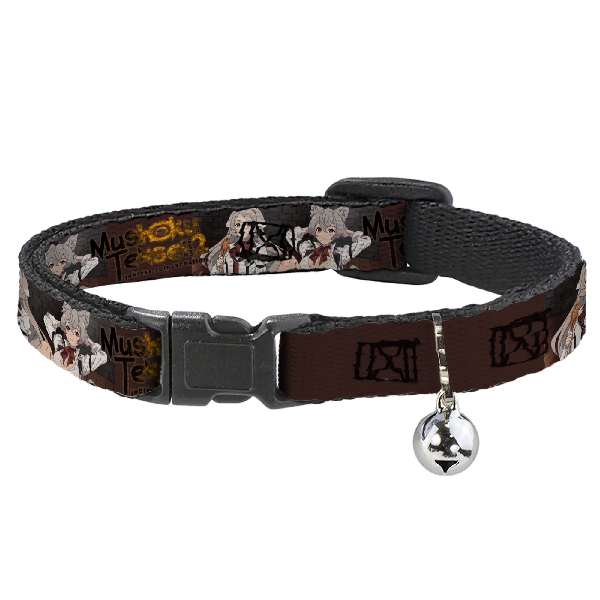 Crunchyroll Cat Collar, Breakaway Collar with Bell, Mushoku Tensei ...