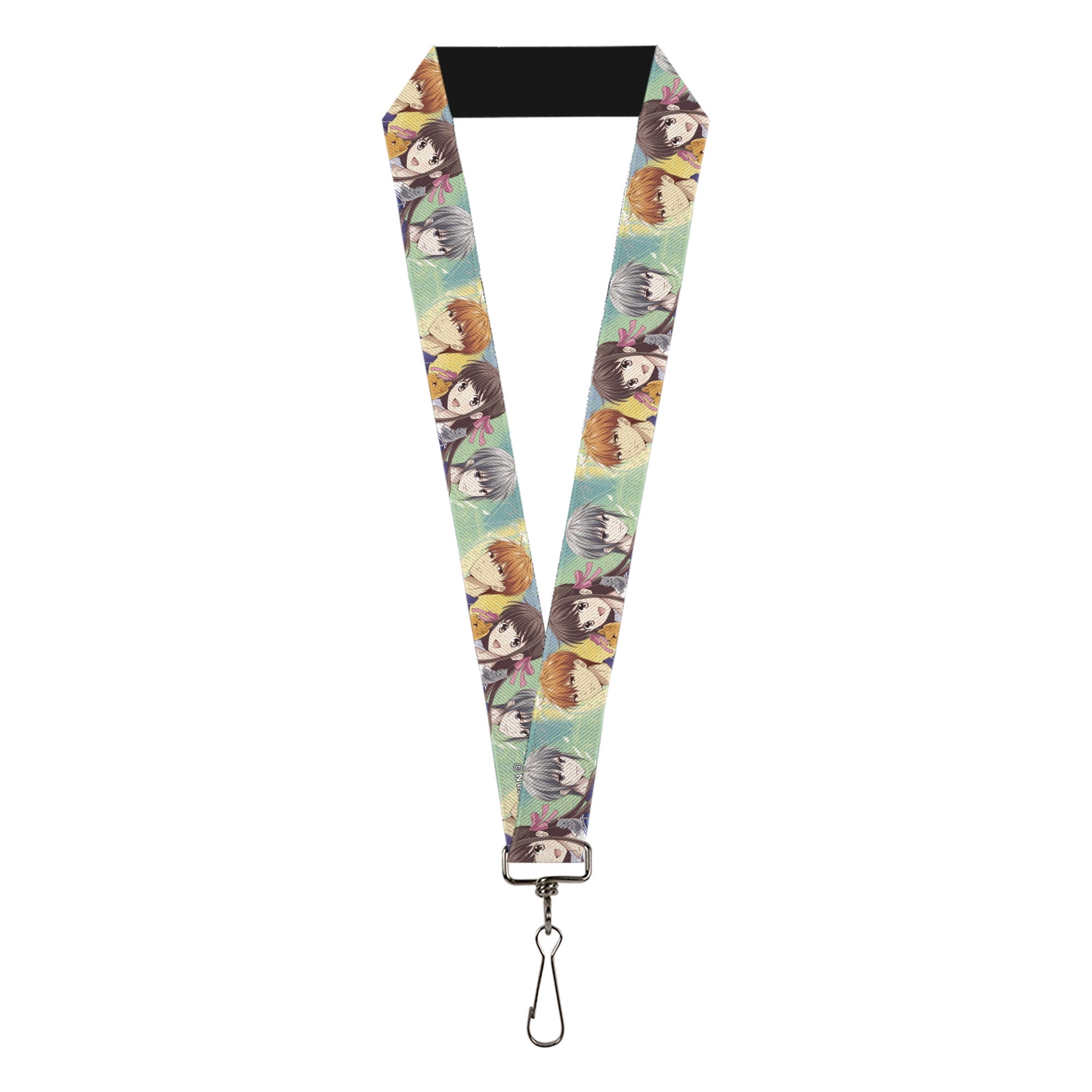 Crunchyroll Lanyard, Fruits Basket Kyo Tohru Yuki Group Pose Greens ...