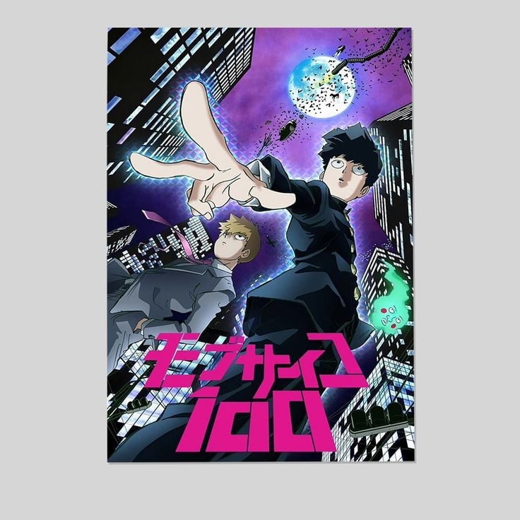 Crunchyroll Mob Psycho 100 Poster - Japanese Anime Series Key Art Size ...