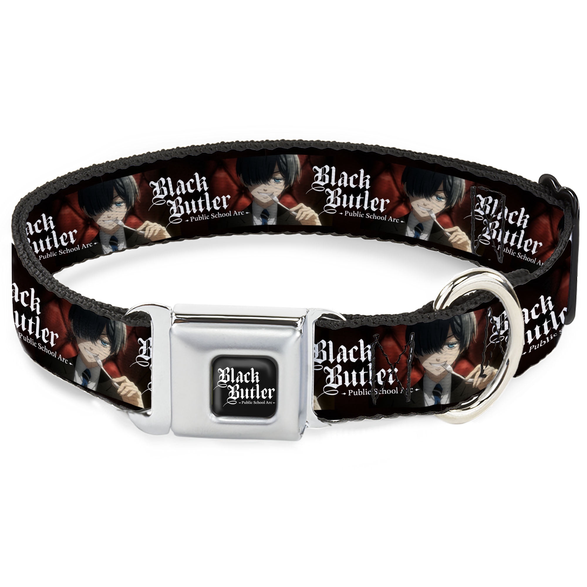 Crunchyroll Pet Collar, Dog Collar Metal Seatbelt Buckle, Black Butler ...