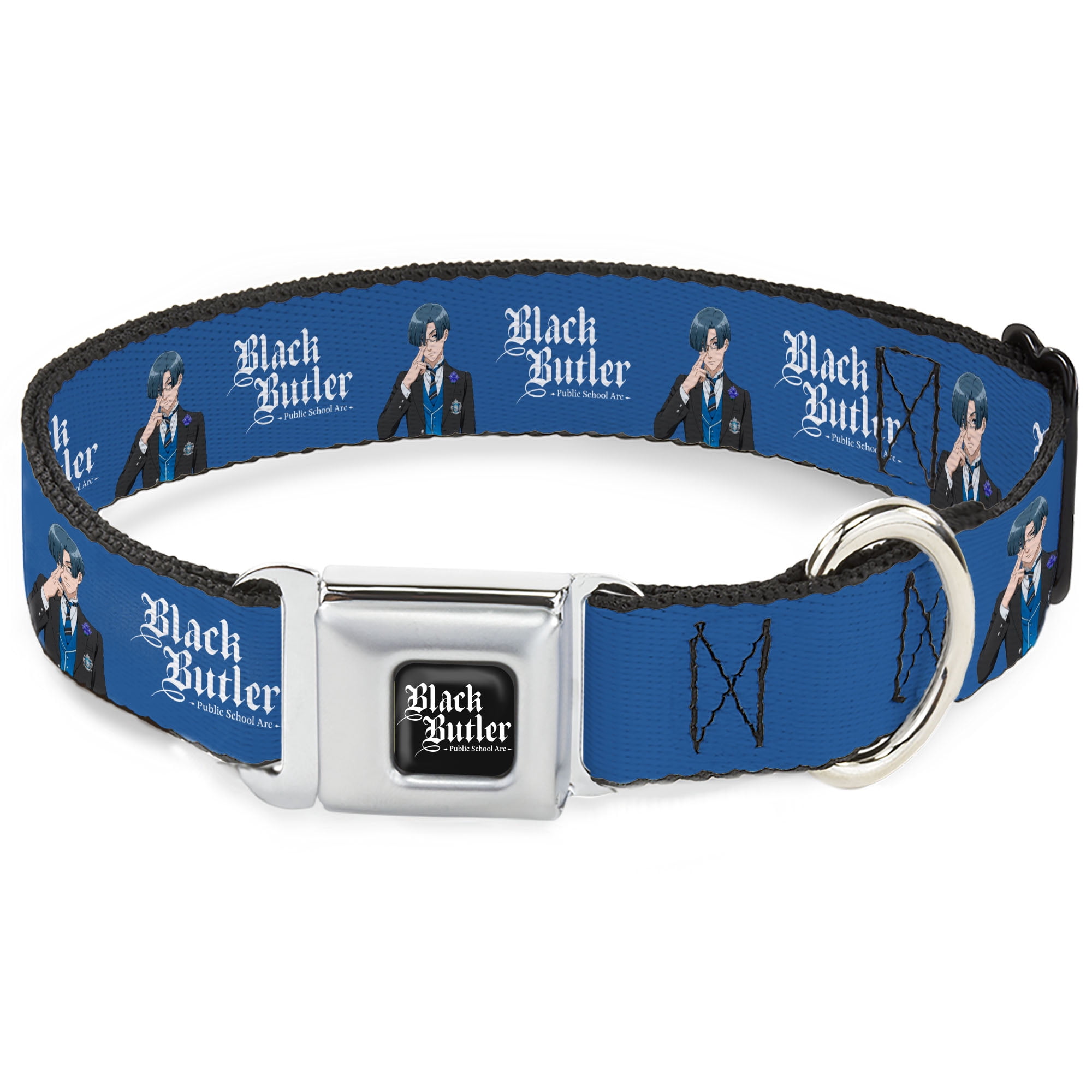 Crunchyroll Pet Collar, Dog Collar Metal Seatbelt Buckle, Black Butler ...