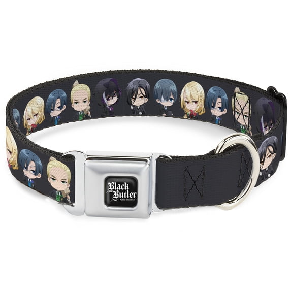 Crunchyroll Pet Collar, Dog Collar Metal Seatbelt Buckle, Black Butler ...