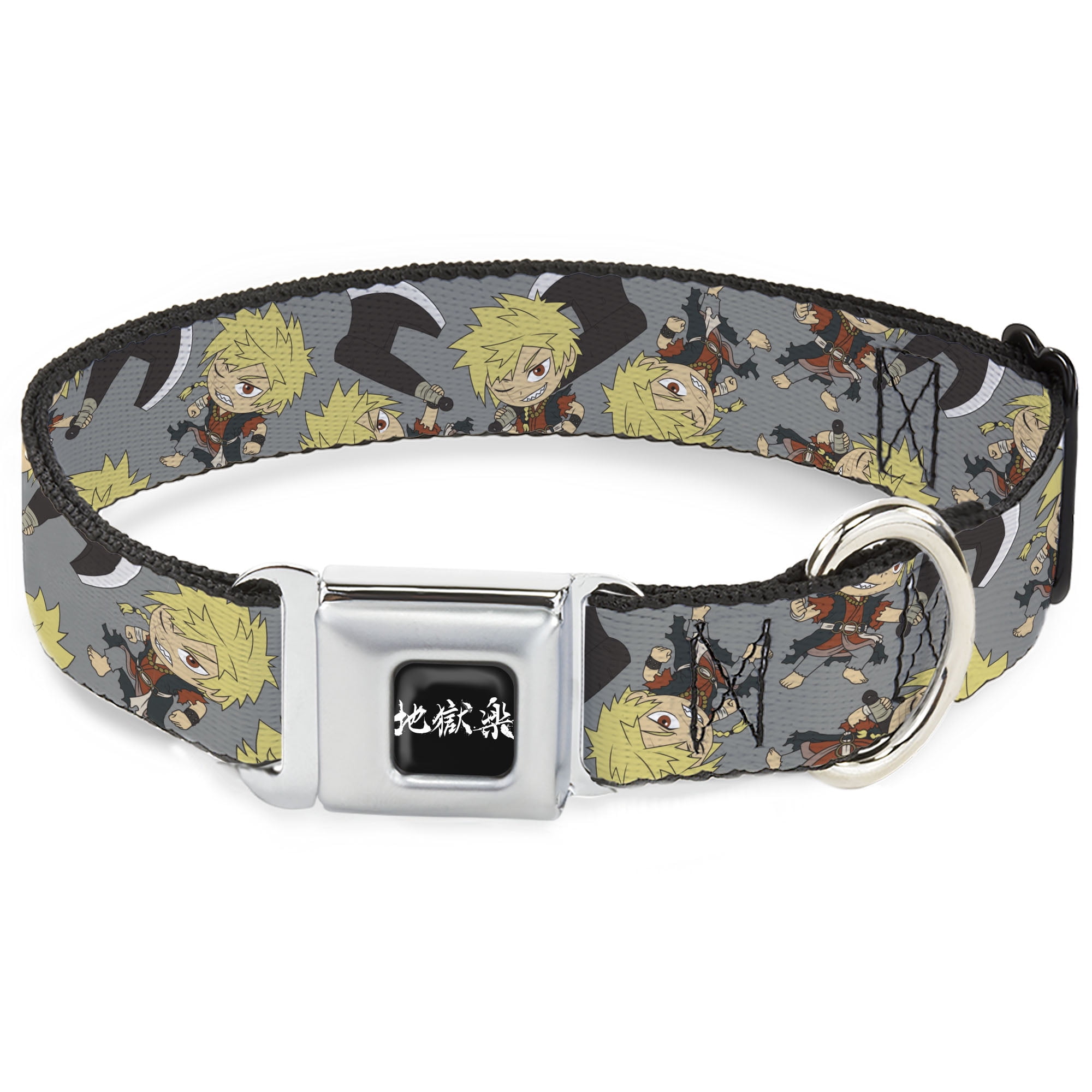 Crunchyroll Pet Collar, Dog Collar Metal Seatbelt Buckle, Hells ...