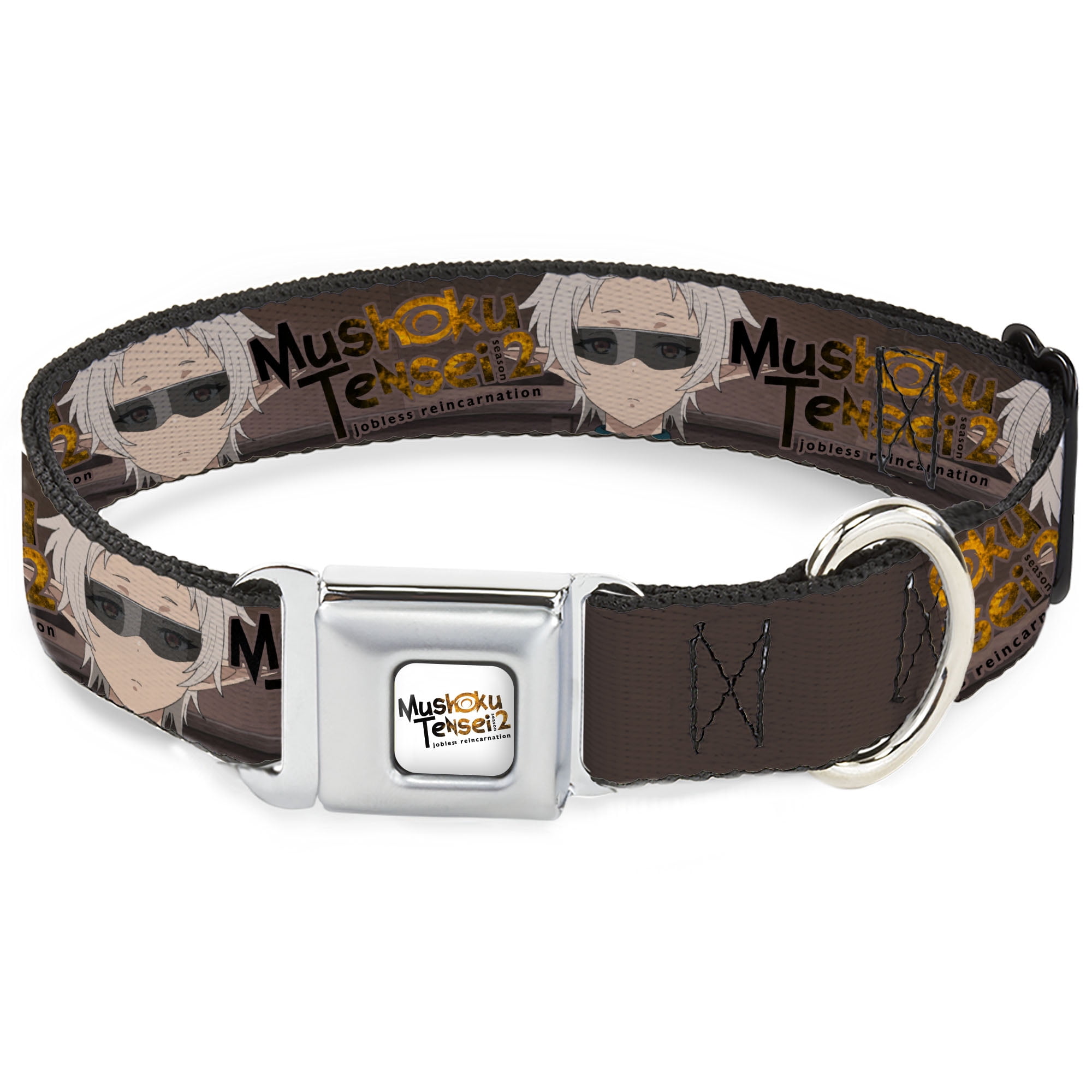 Crunchyroll Pet Collar, Dog Collar Metal Seatbelt Buckle, Mushoku ...