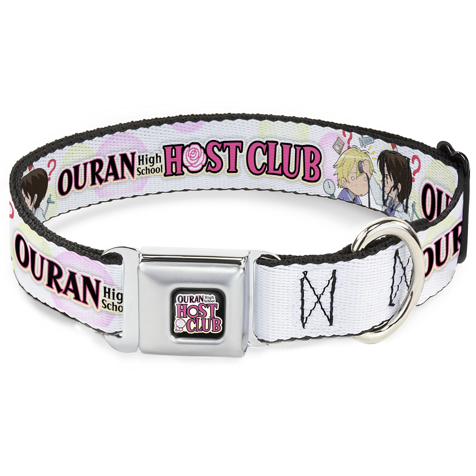 Crunchyroll Pet Collar, Dog Collar Metal Seatbelt Buckle, Ouran High ...