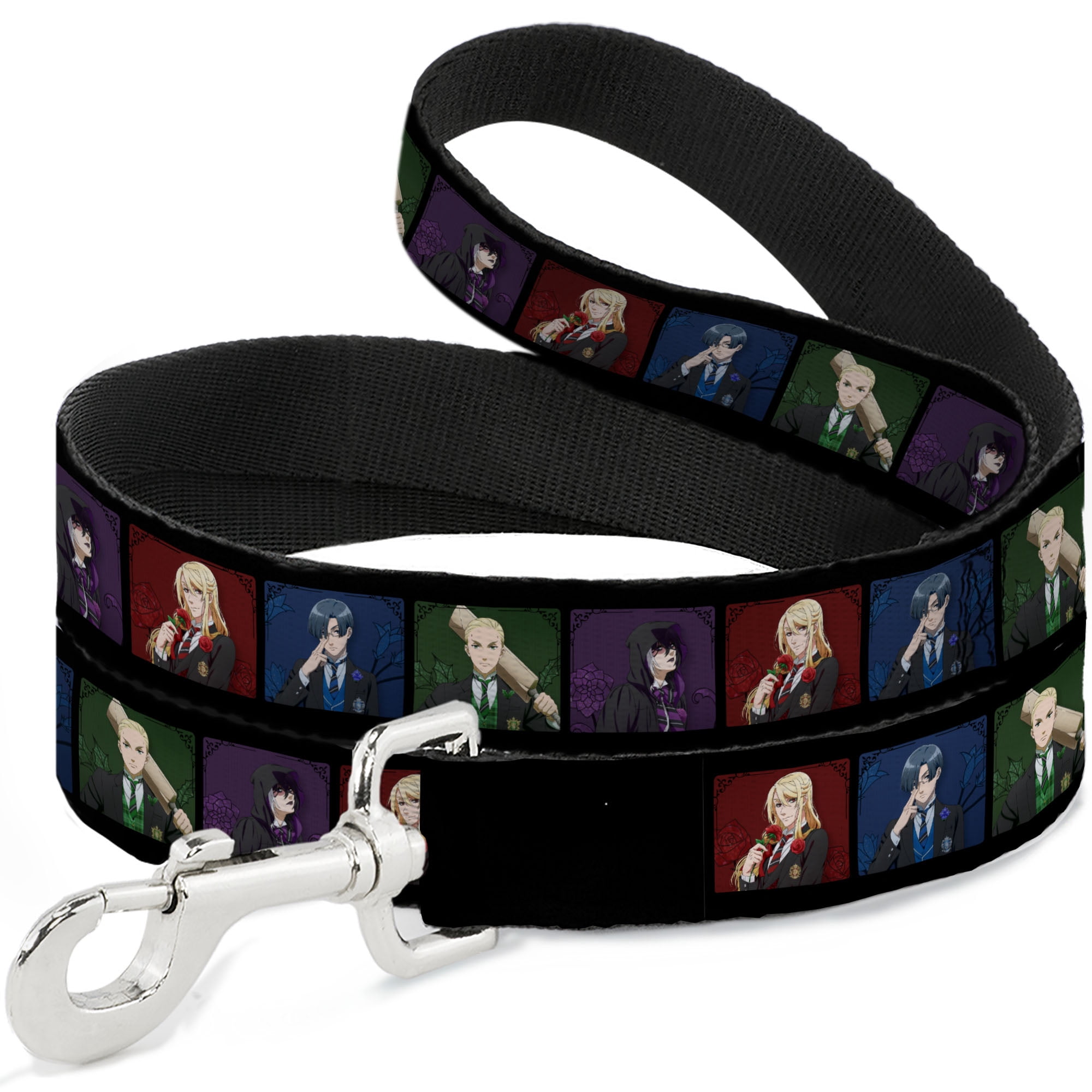 Crunchyroll Pet Leash, Dog Leash, Black Butler House Head Pose Blocks ...
