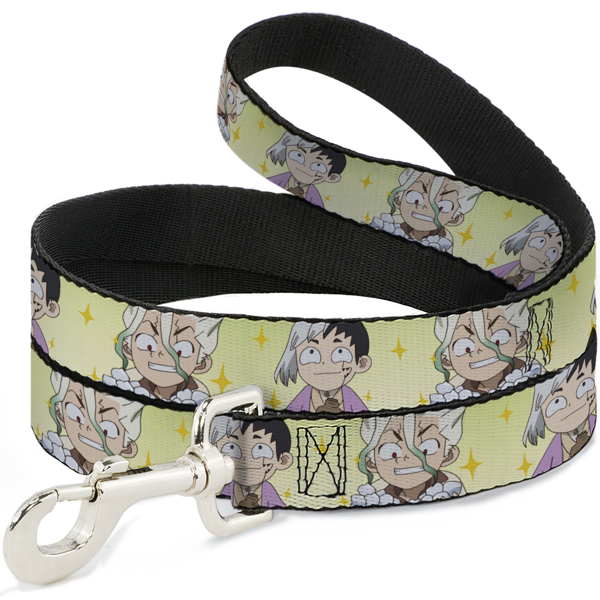Crunchyroll Pet Leash, Dog Leash, Dr Stone Chibi Senku and Gen Faces ...